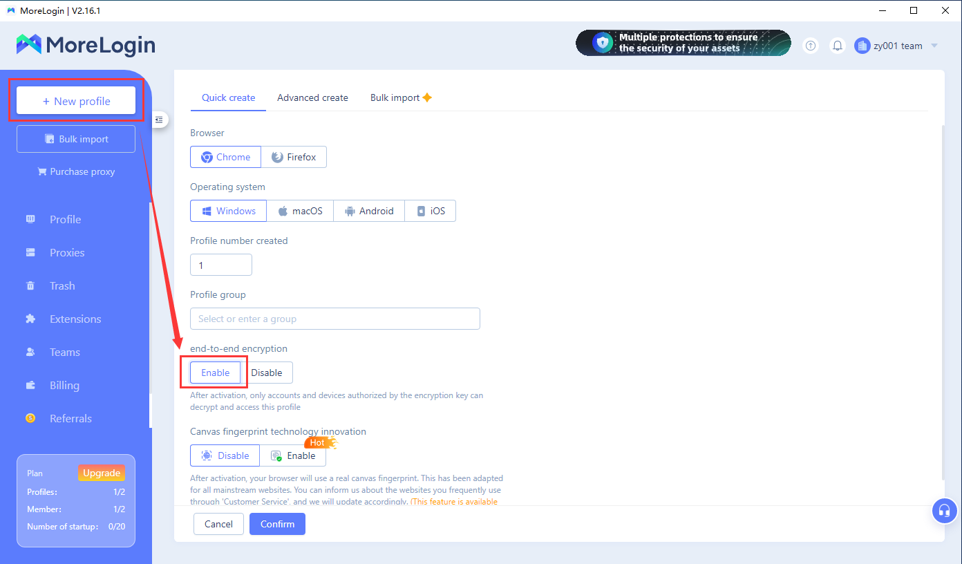 Unique end-to-end encryption | MoreLogin Blog